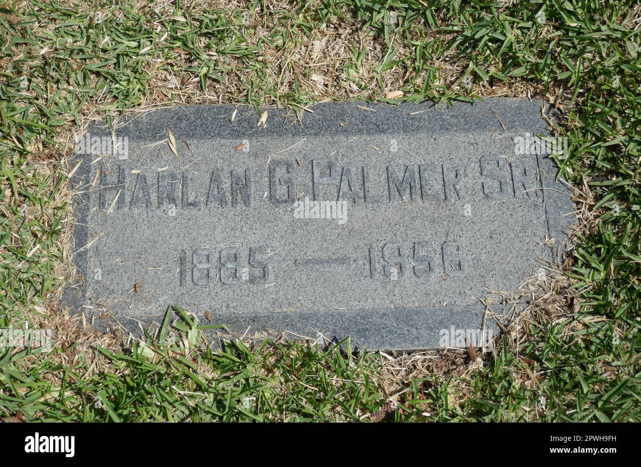Los Angeles, California, USA 29th April 2023 Harlan Palmer Sr. Grave at ...