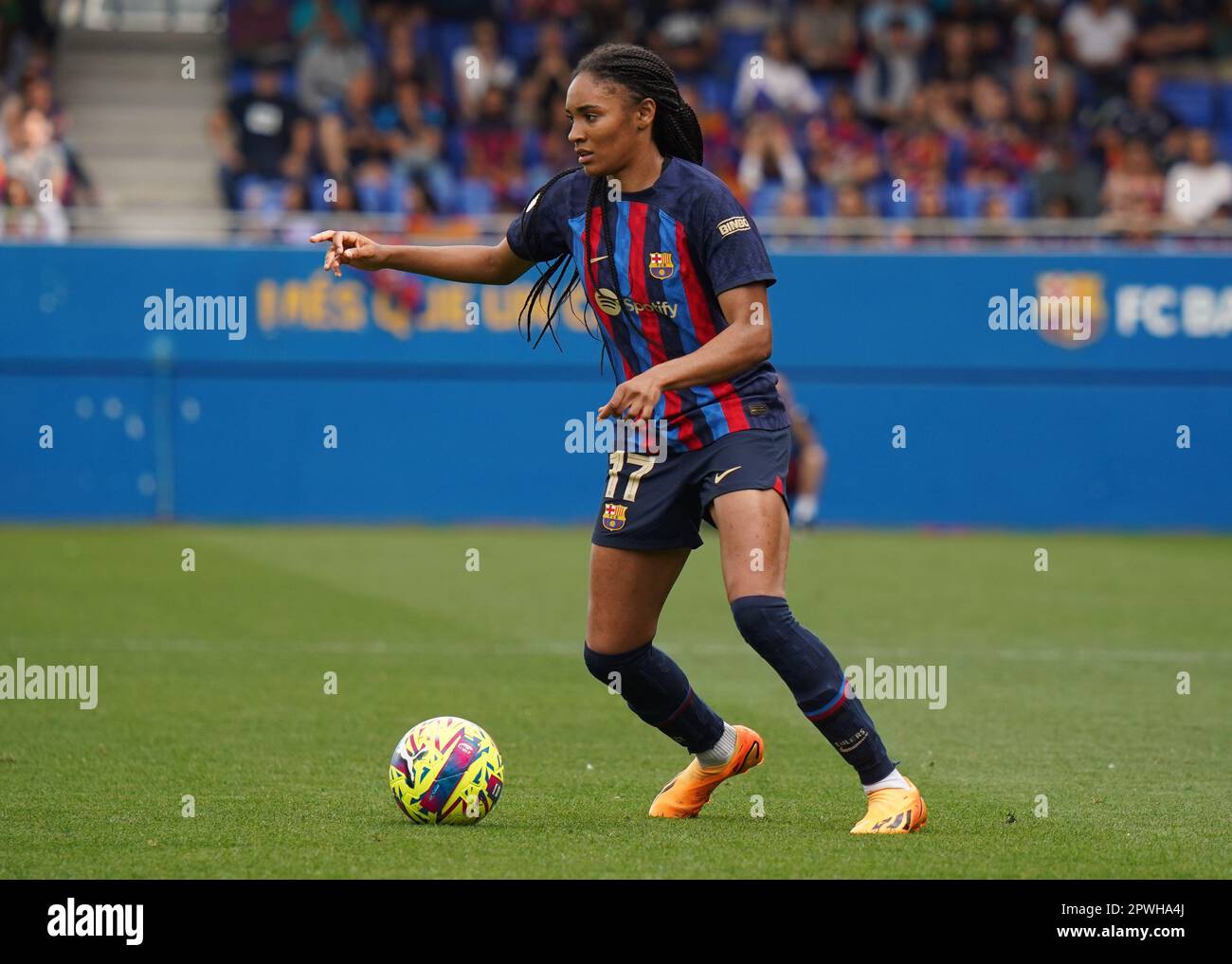 Salma Paralluelo of FC Barcelona during the La Liga match between FC ...