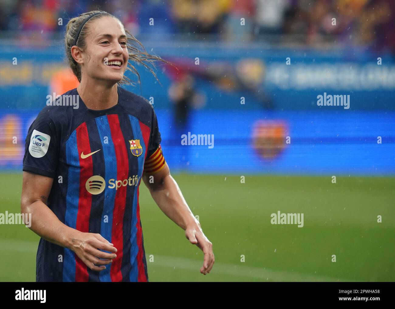 Alexia Putellas of FC Barcelona celebrate the victory in the Spanish ...