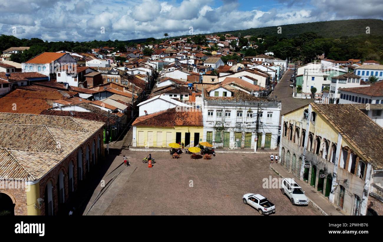 lencois, bahia, brazil - april 30, 2023: view of the town of Lencois in ...