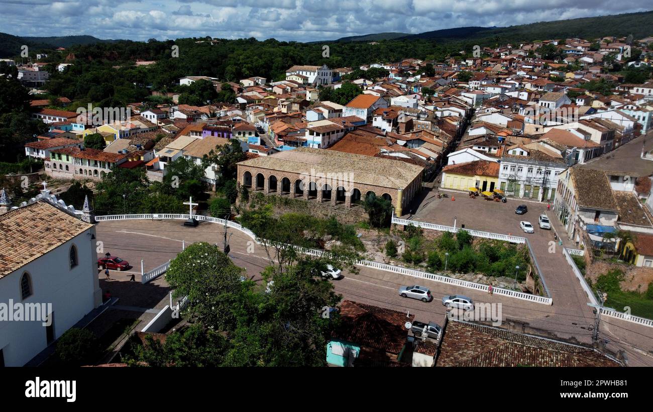 lencois, bahia, brazil - april 30, 2023: view of the town of Lencois in ...