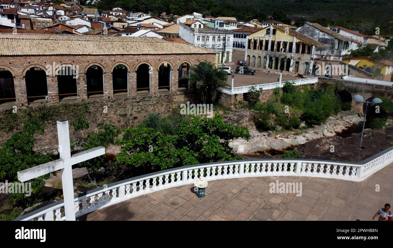lencois, bahia, brazil - april 30, 2023: view of the town of Lencois in ...