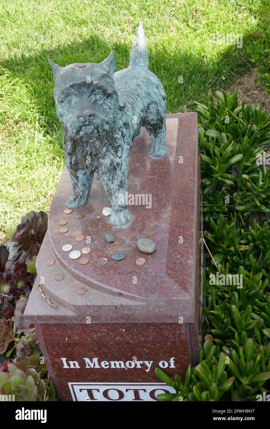 Toto wizard of oz grave hi-res stock photography and images - Alamy