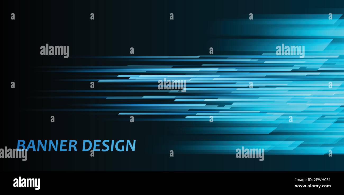 Abstract banner with a motion effect design Stock Vector Image & Art ...