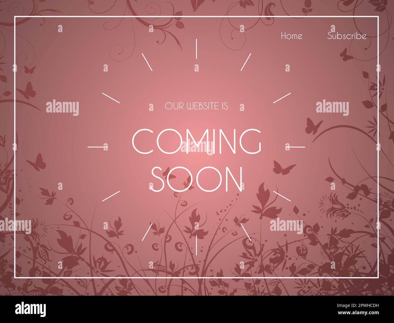Decorative page Stock Vector Images - Alamy