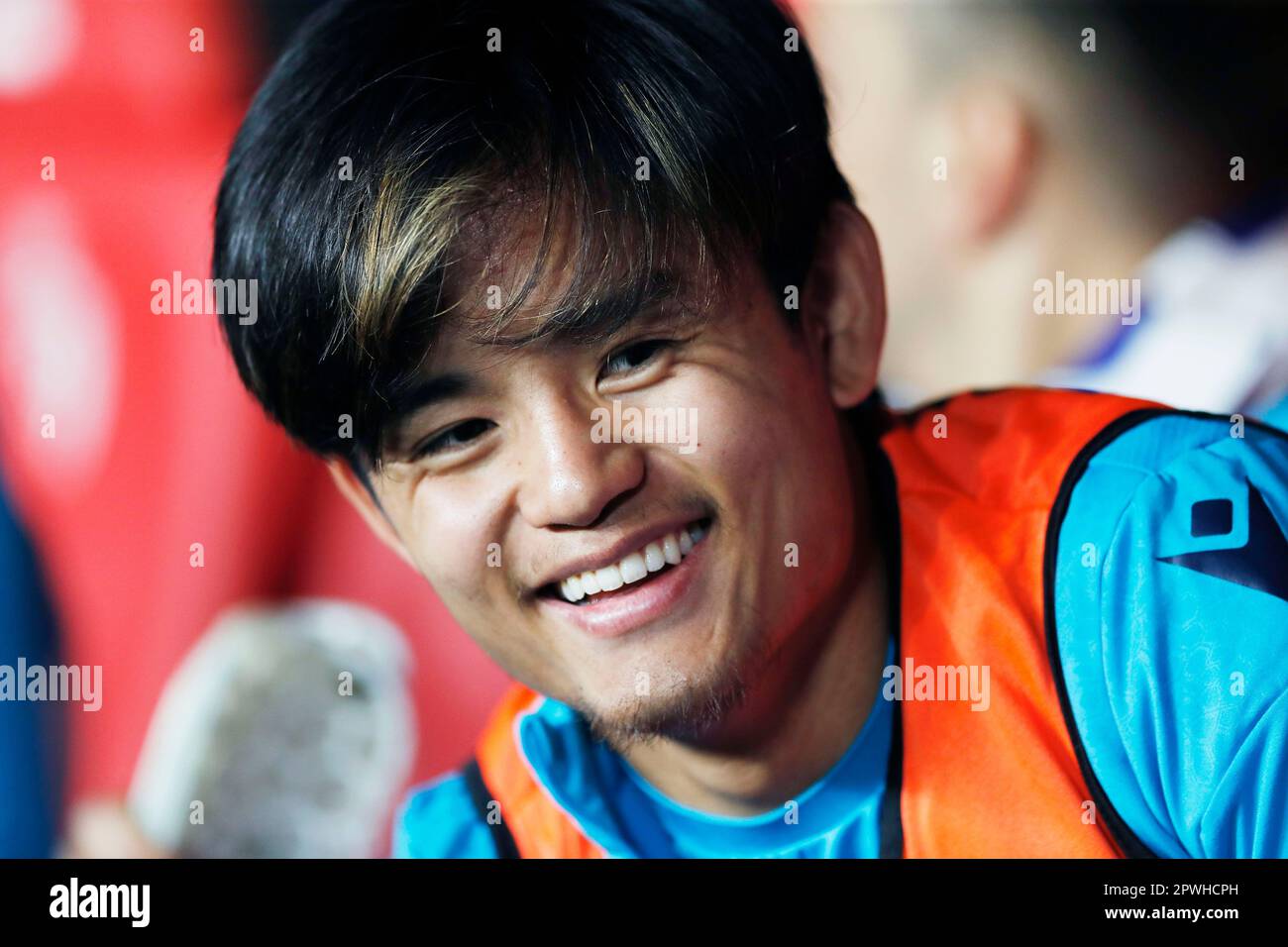 Pamplona, Spain. Credit: D. 28th Apr, 2023. Takefusa Kubo (Sociedad ...