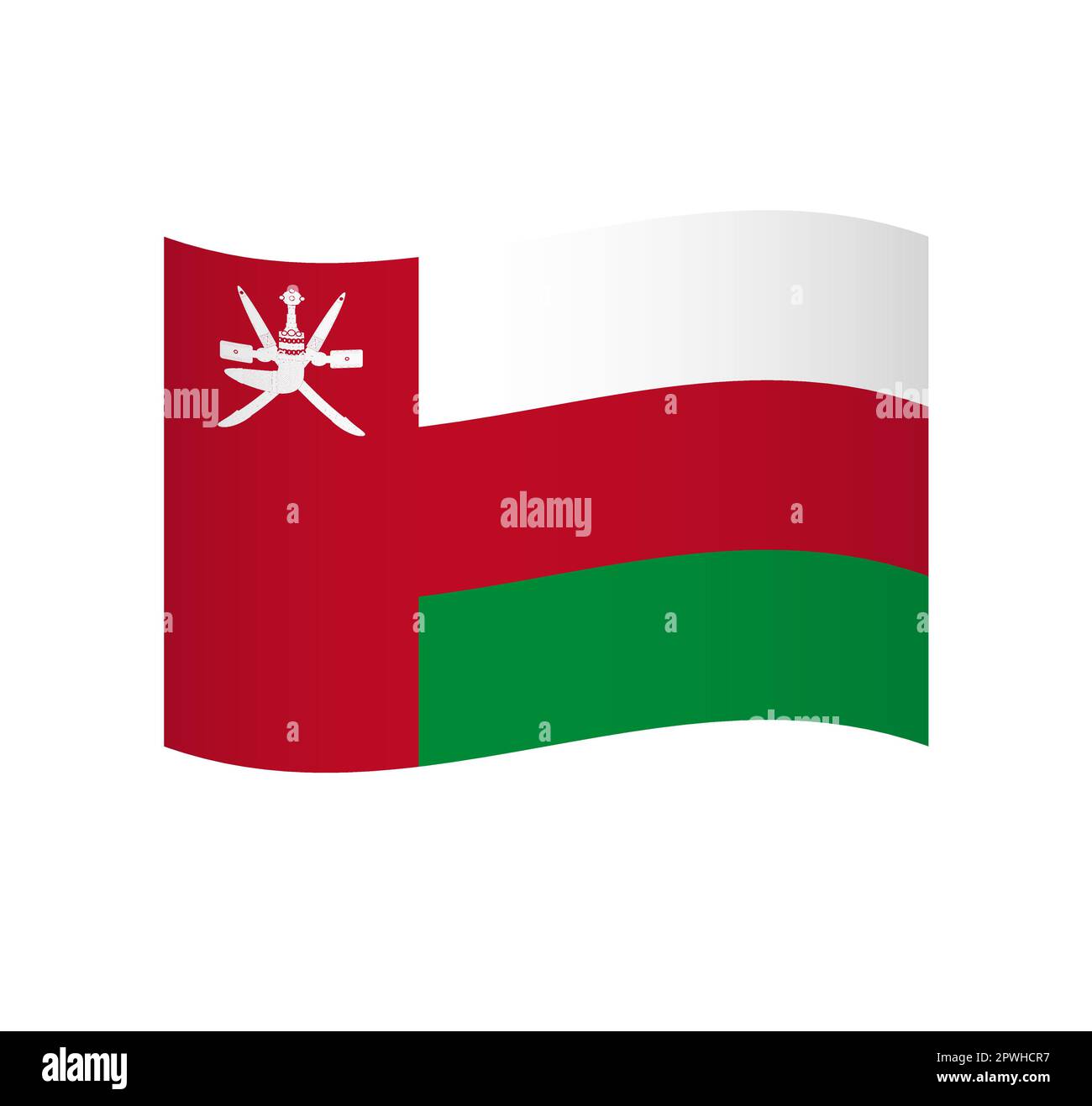 Flag vector nation oman muscat Cut Out Stock Images & Pictures - Alamy