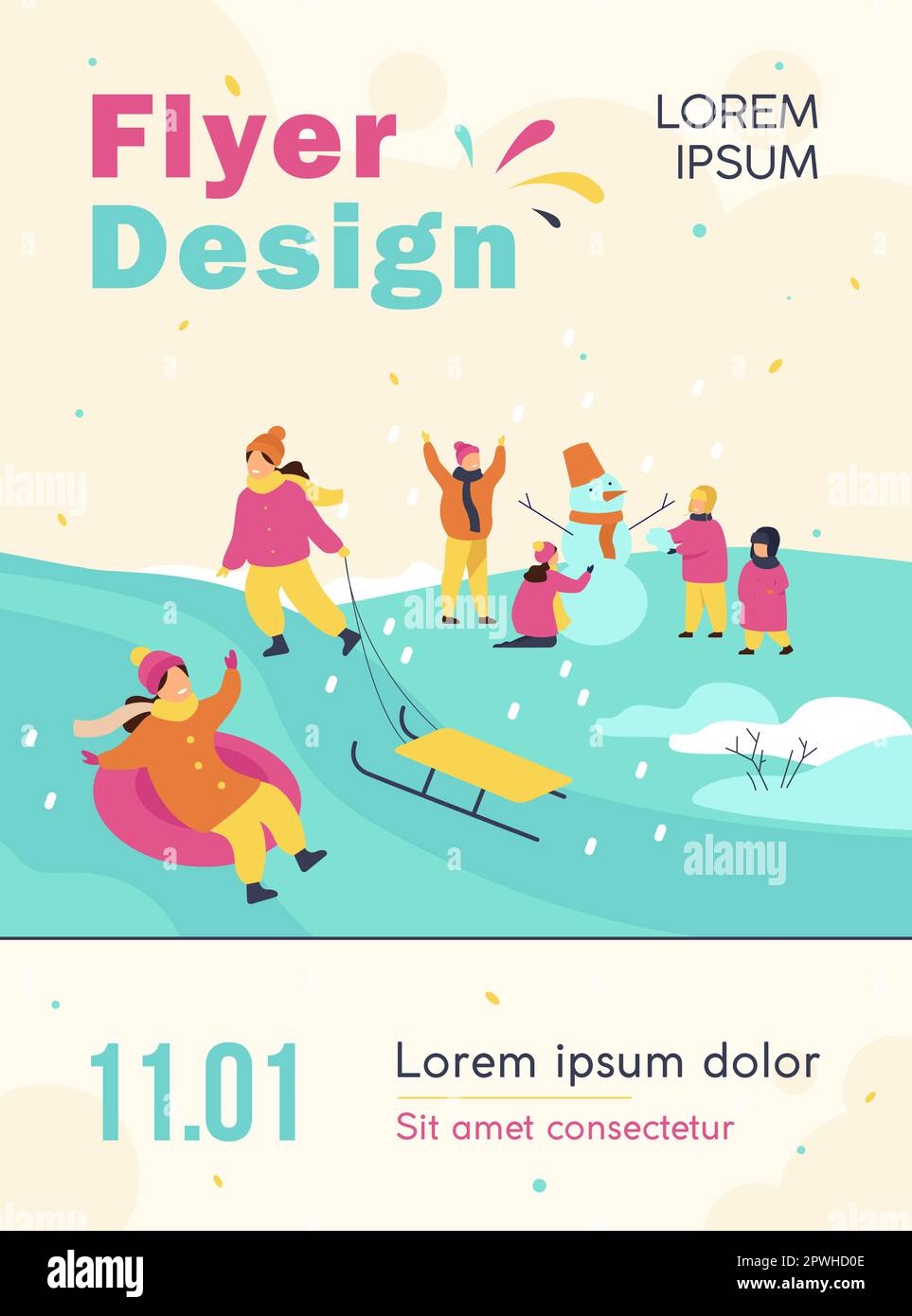 Active snowfall Stock Vector Images - Alamy