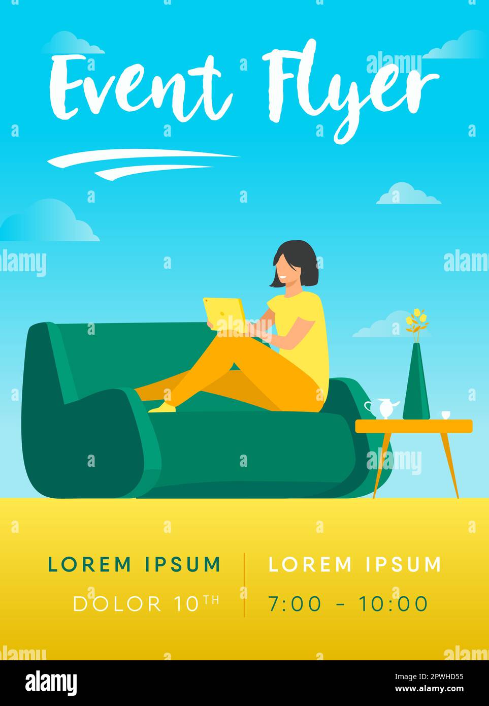 Relaxing movie Stock Vector Images - Alamy