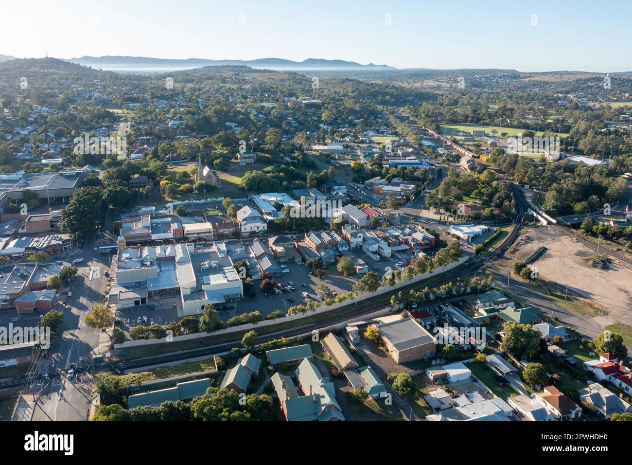 The New South Wales town of Muswellbrook Stock Photo - Alamy