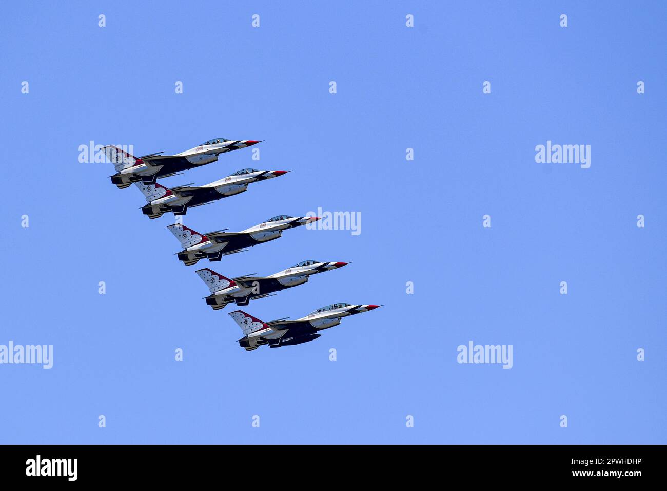 The Thunderbirds perform during a practice session for the 2023 Thunder ...