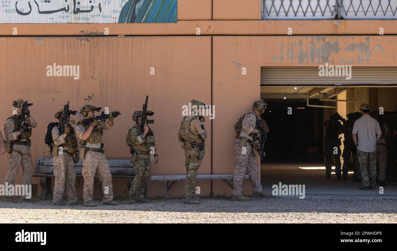 U.S. Marines with the 26th Marine Expeditionary Unit's (MEU) Maritime ...