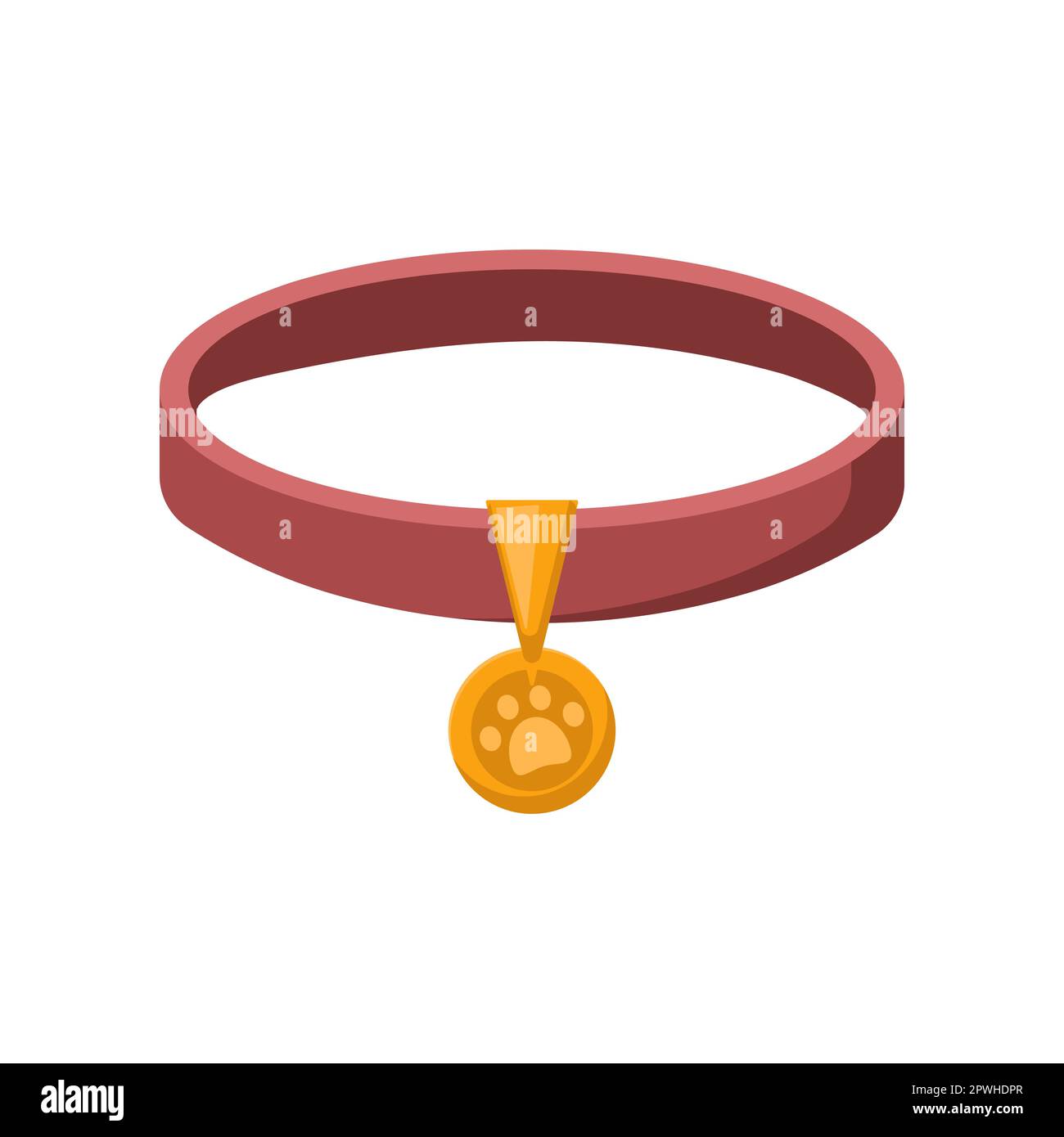 Flat round pendant Stock Vector Images - Alamy