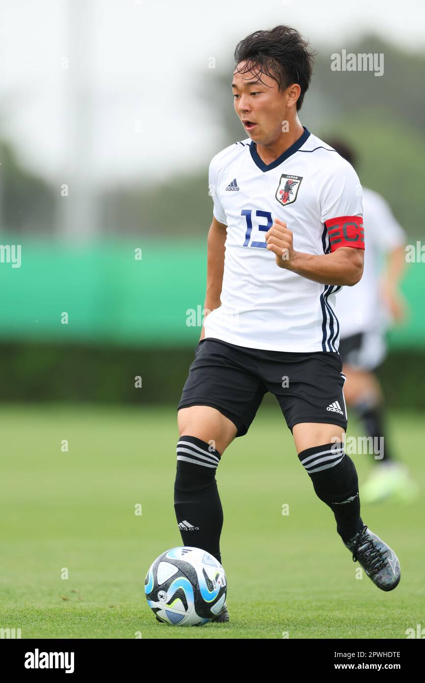 Chiba, Japan. 30th Apr, 2023. Keita Kosugi (JPN) Football/Soccer : Japan U-17 training match ...
