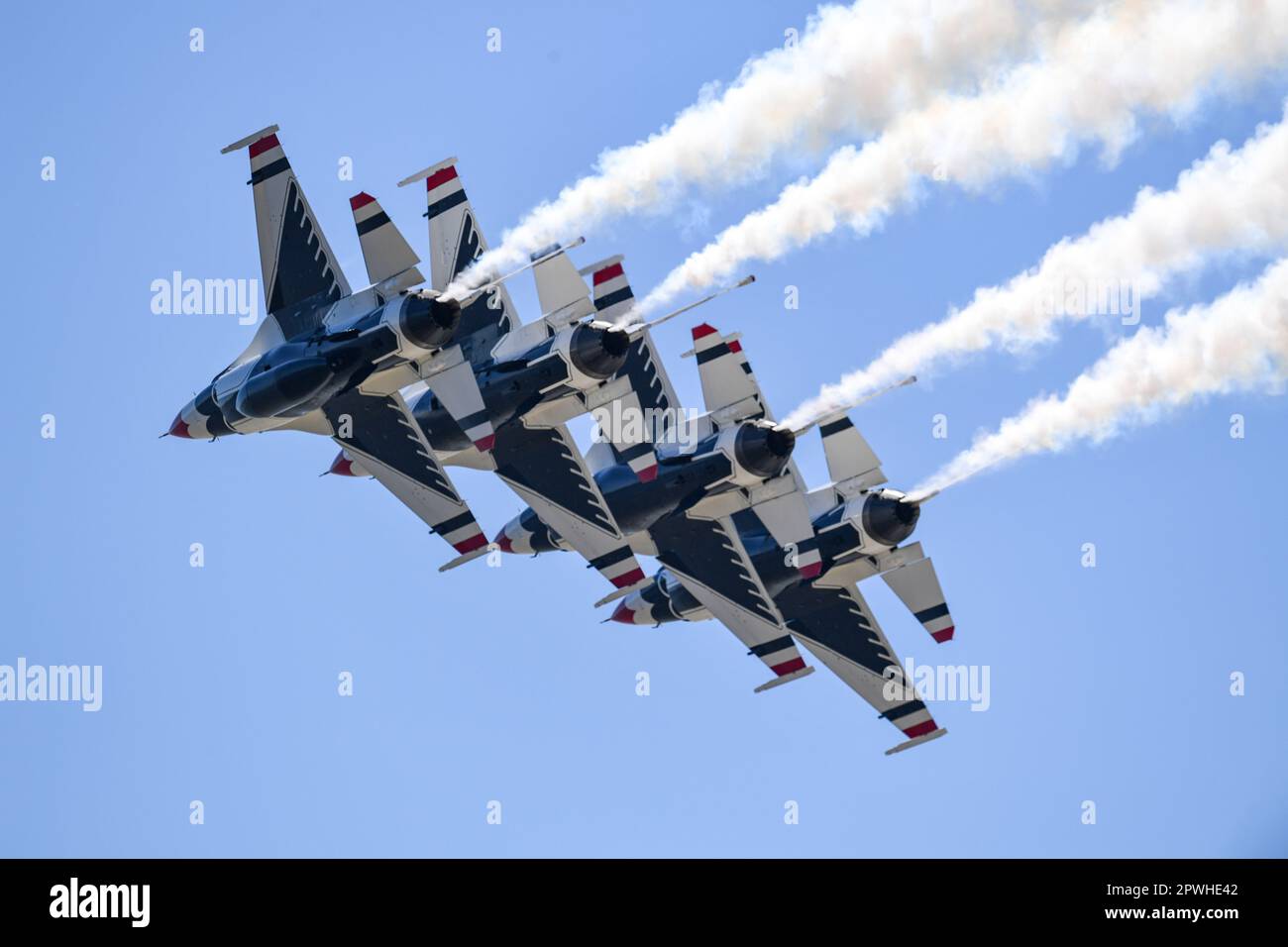 The Thunderbirds perform during a practice session for the 2023 Thunder ...