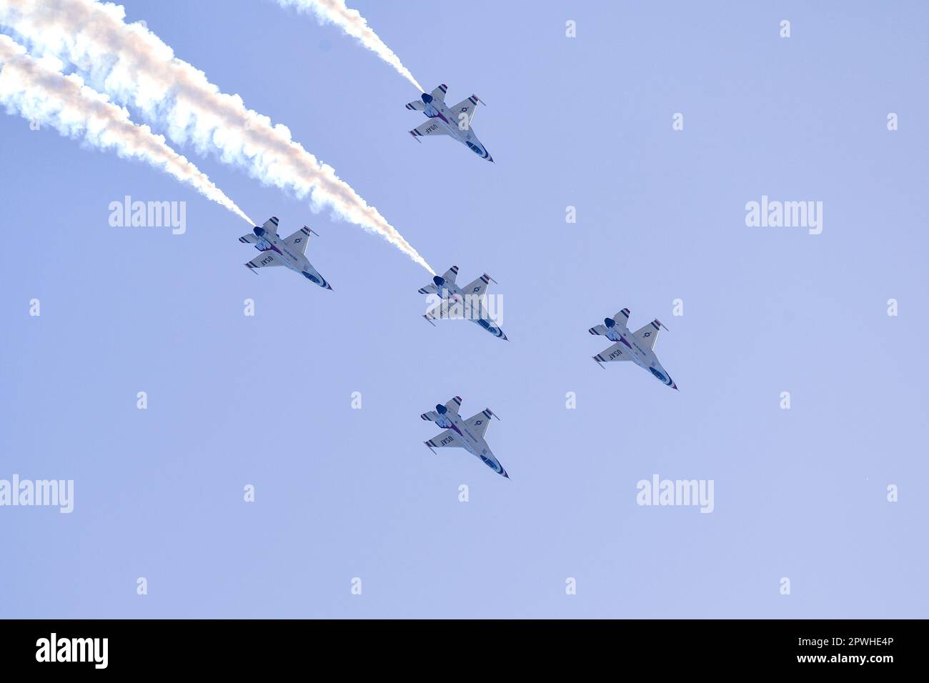 The Thunderbirds perform during a practice session for the 2023 Thunder ...