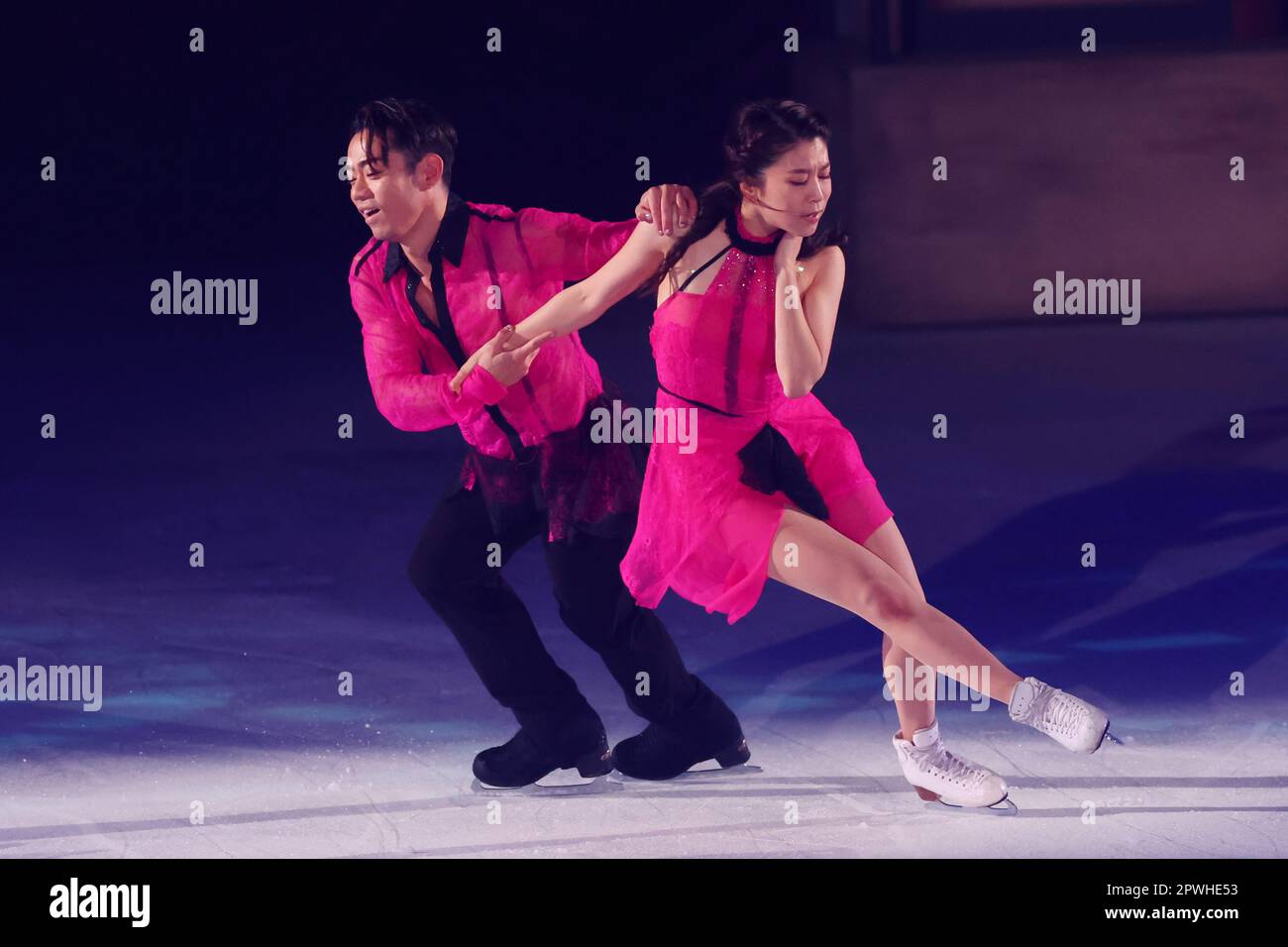 Kanagawa, Japan. 29th Apr, 2023. Daisuke Takahashi & Kana Muramoto ...