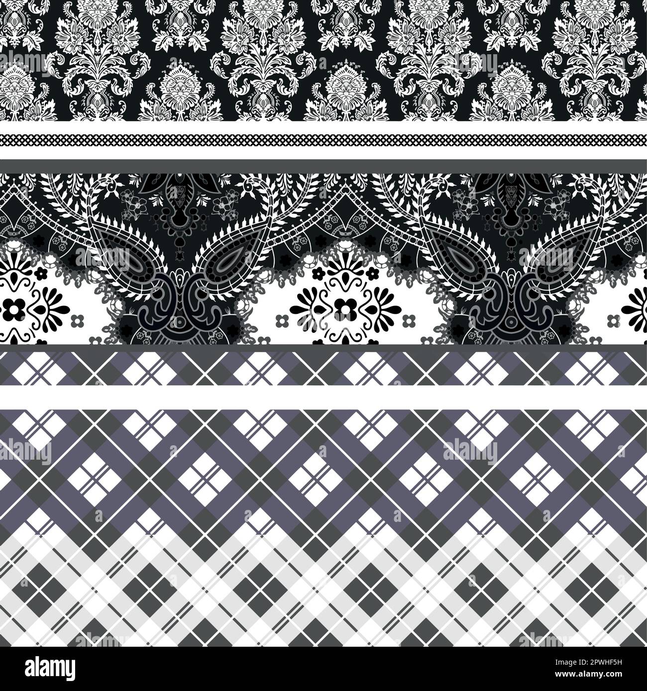 Textile ladies suit pattern Stock Vector Image & Art - Alamy