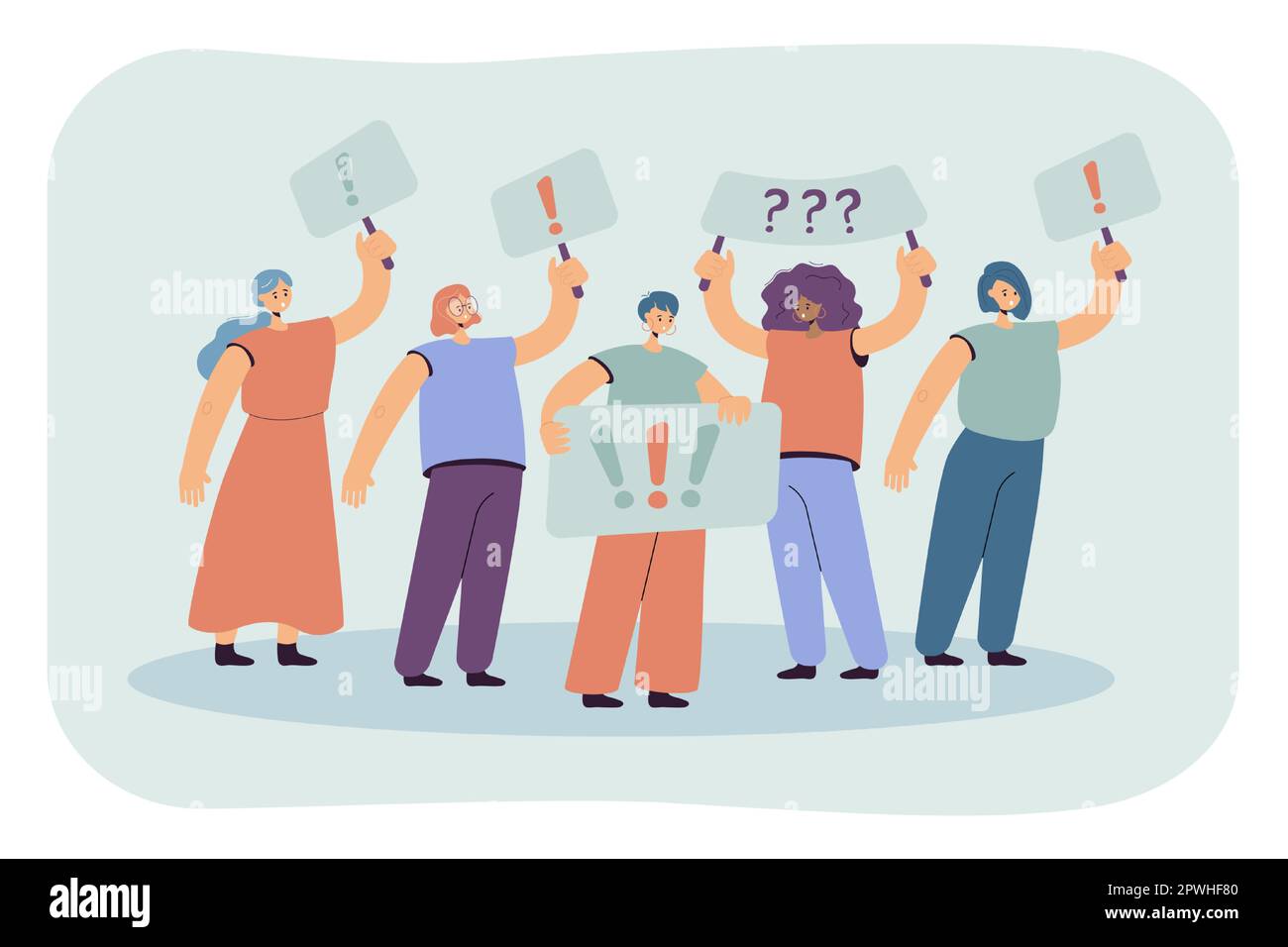 People protest against holding Cut Out Stock Images & Pictures - Alamy