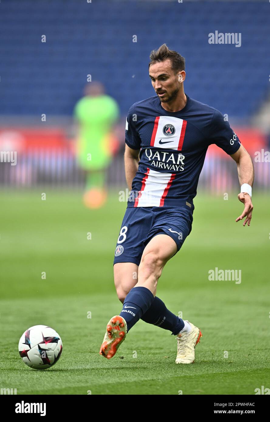 PARIS, FRANCE - APRIL 30: Fabian Ruiz of PSG during the Ligue 1 match ...