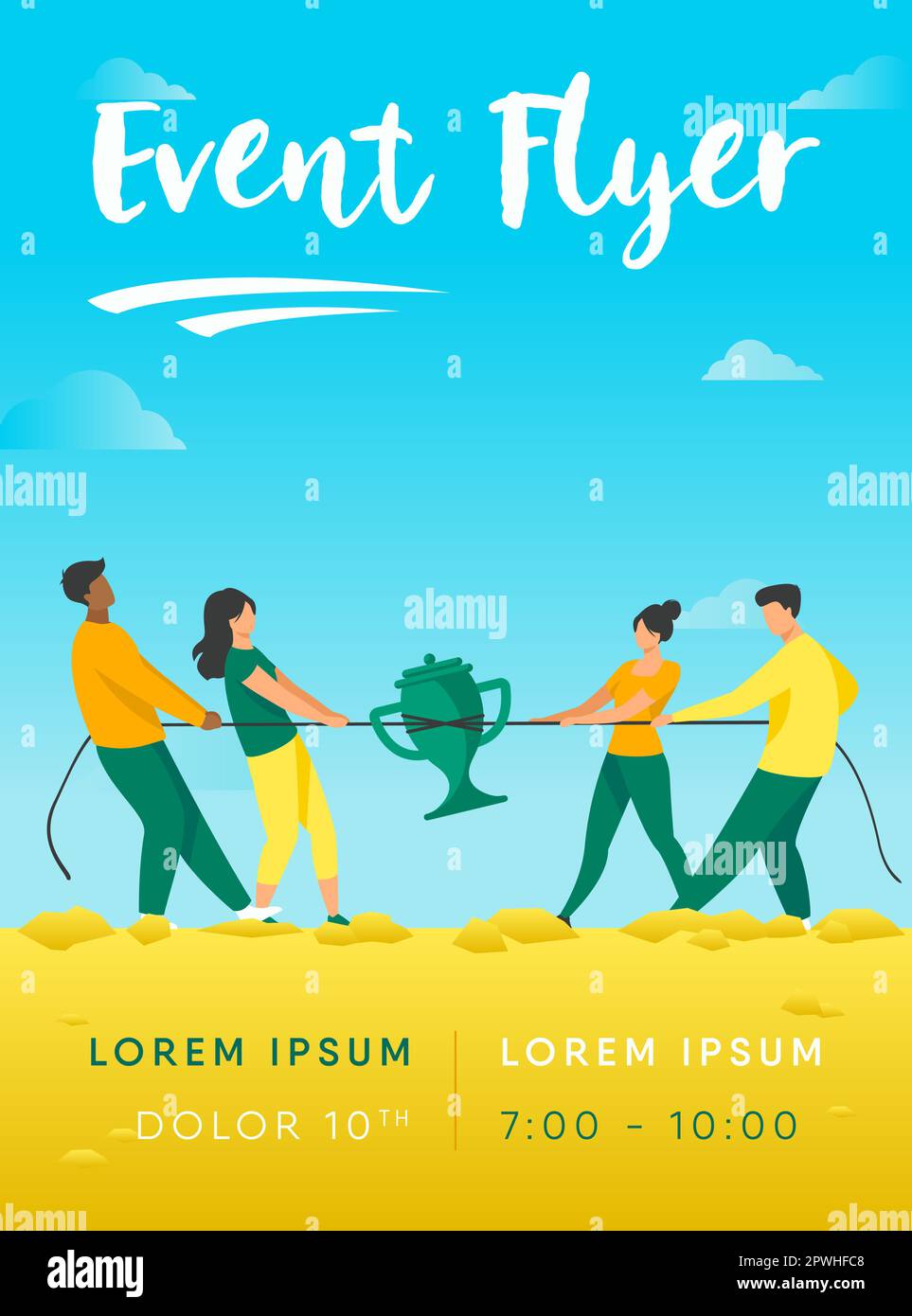 Teams competing for prize Stock Vector Image & Art - Alamy