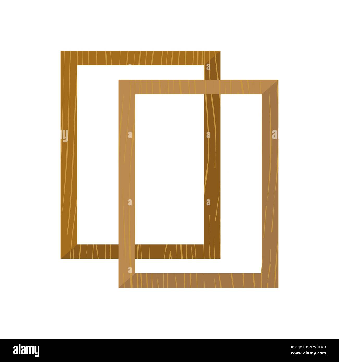 Two picture frames Stock Vector Images - Alamy