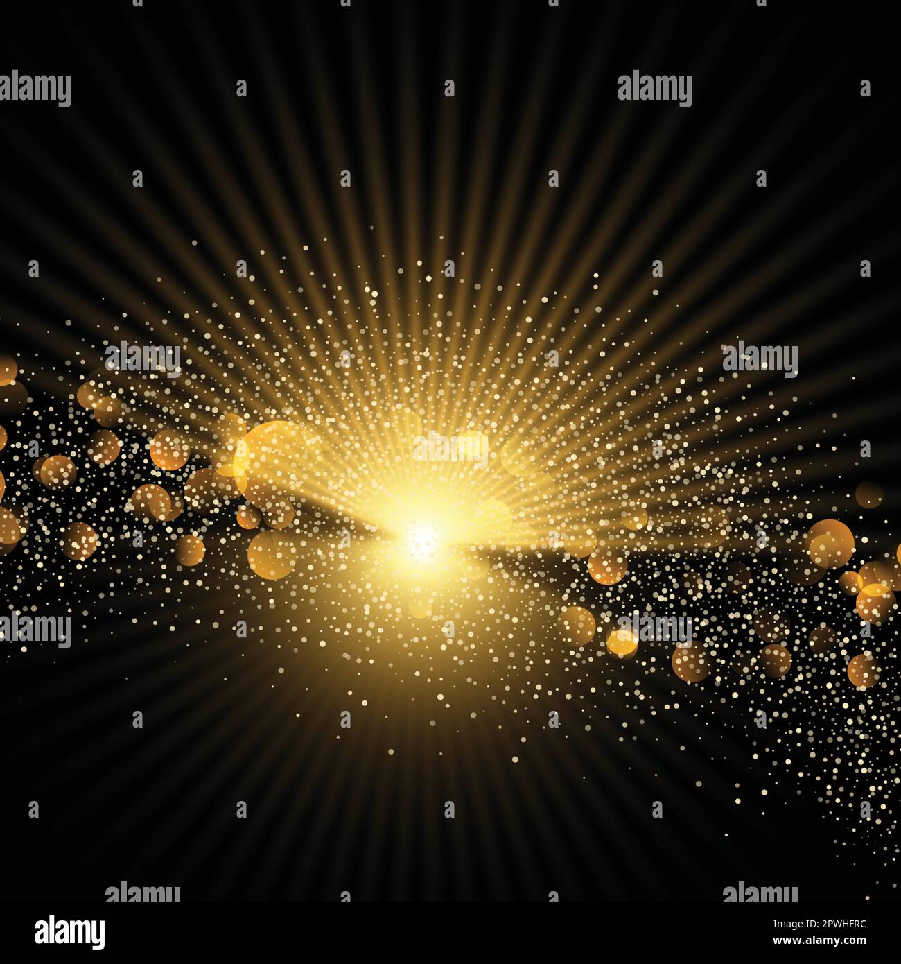 Gold starburst hi-res stock photography and images - Alamy