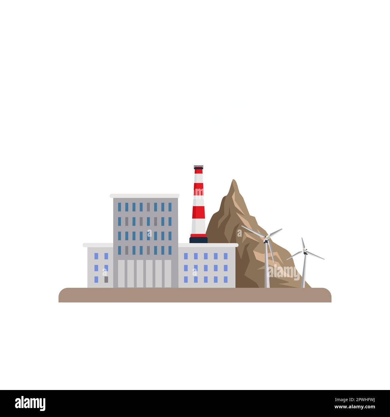Coal factory vector illustration Stock Vector Image & Art - Alamy