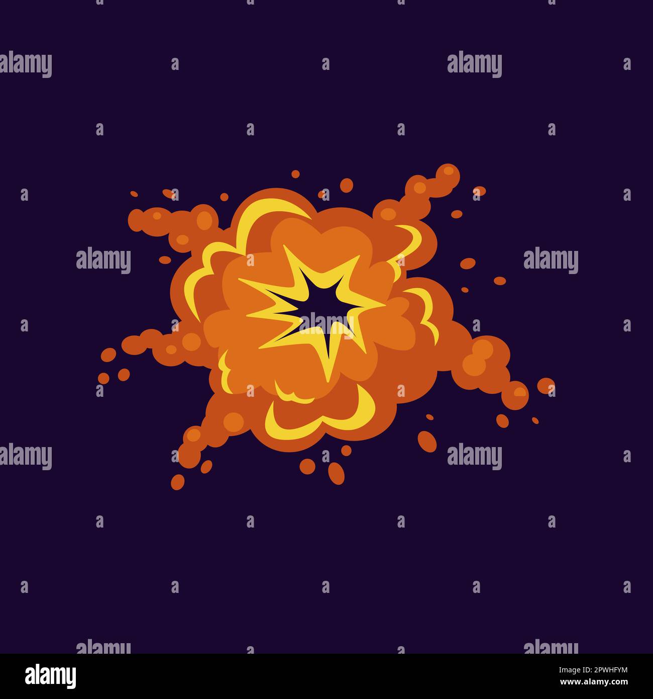 Fire cloud orange red Stock Vector Images - Alamy
