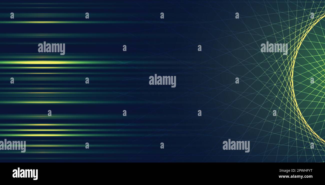 Banner background with a modern techno design Stock Vector Image & Art ...