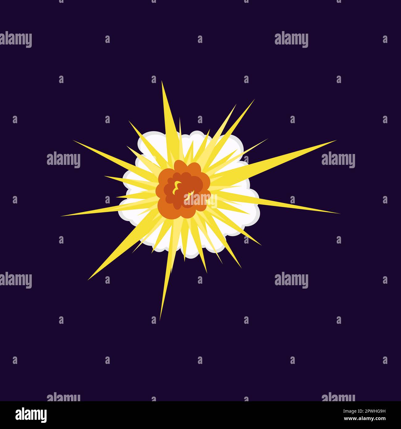 Fire cloud from explosion illustration Stock Vector Image & Art - Alamy