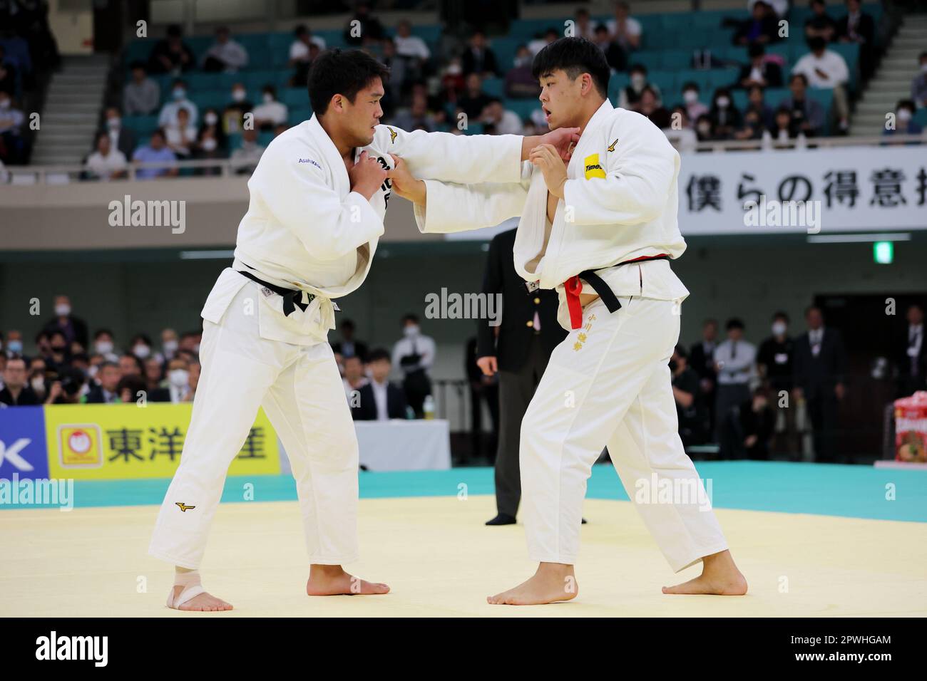 Nippon Budokan, Tokyo, Japan. 29th Apr, 2023. (L-R) Ryunosuke Haga ...