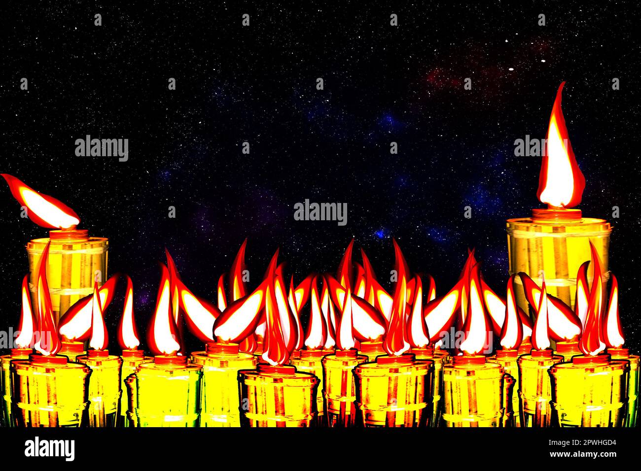 image Pelita lamp used in Malay culture to celebrate Muslim Eid Fitr or ...