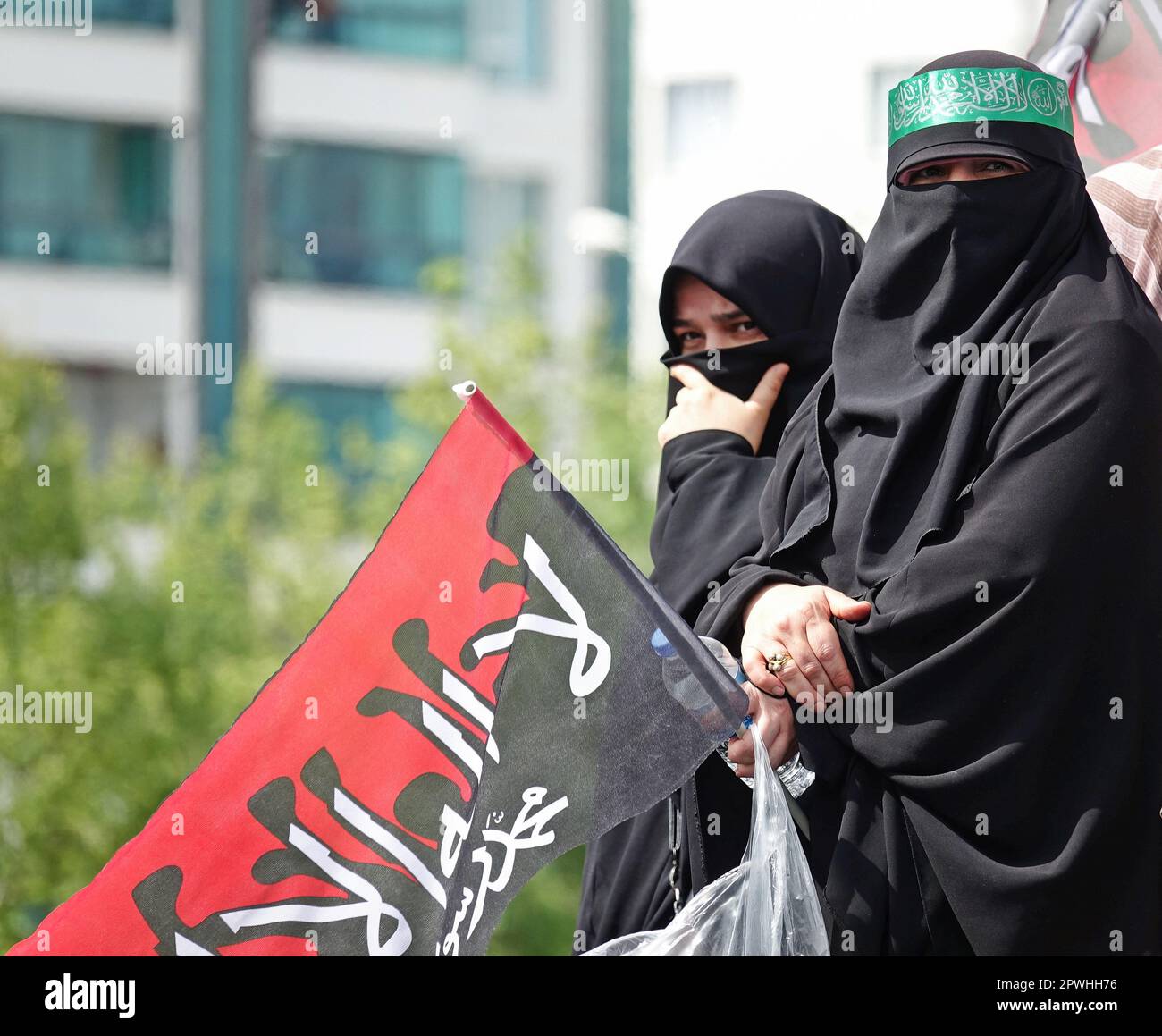 Women are seen attending the birthday event of the Islamic Prophet ...
