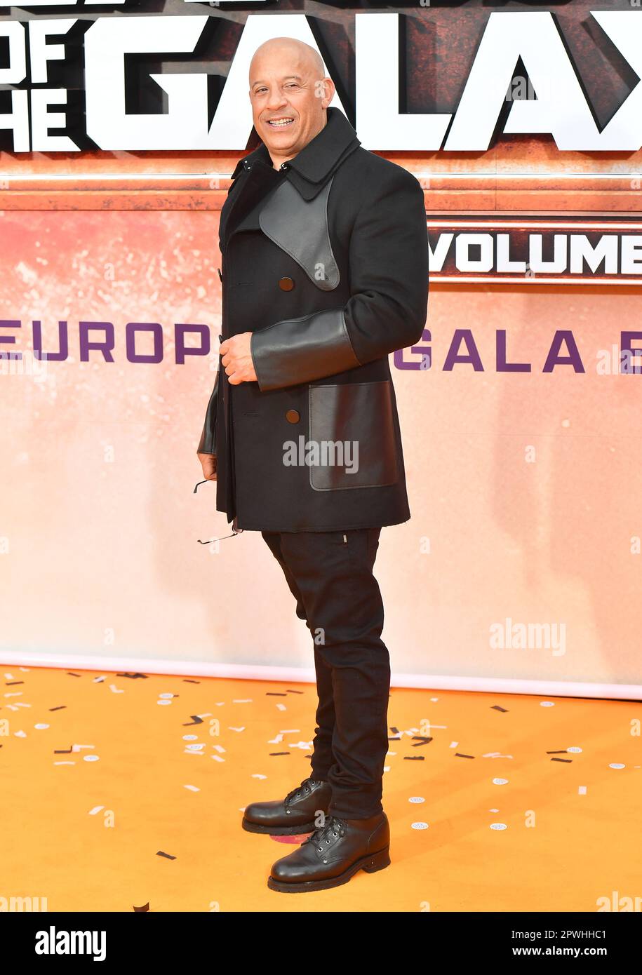 Vin Diesel attends the European Gala Event of Marvel Studios ...
