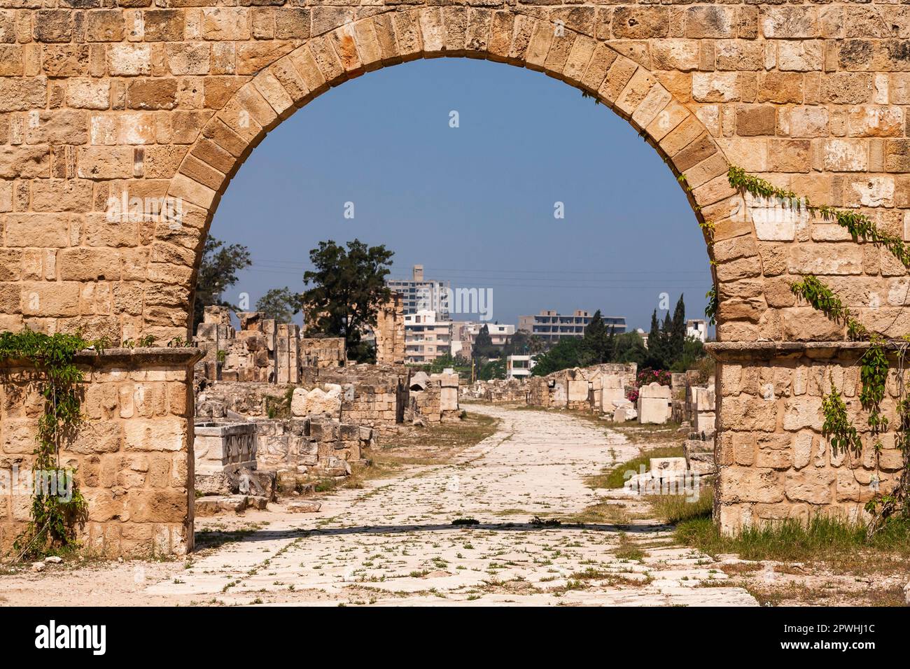 Al-Bass Byzantine Arch, at Tyre main land, Tyre(Sour,Sur), Lebanon ...