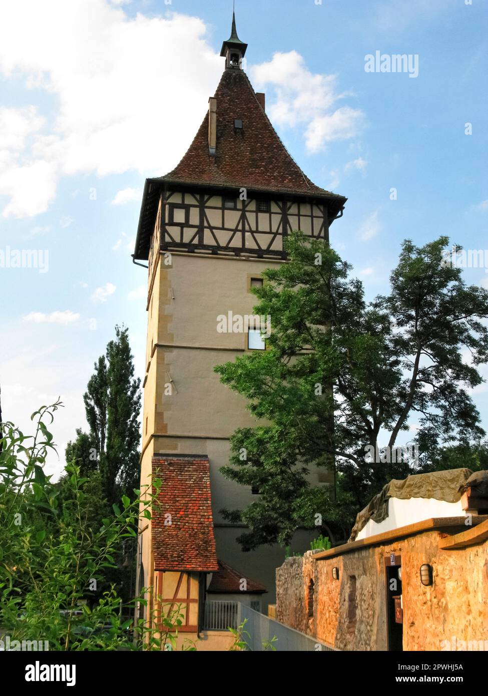 Tower Gate, Waiblingen, Germany Stock Photo - Alamy