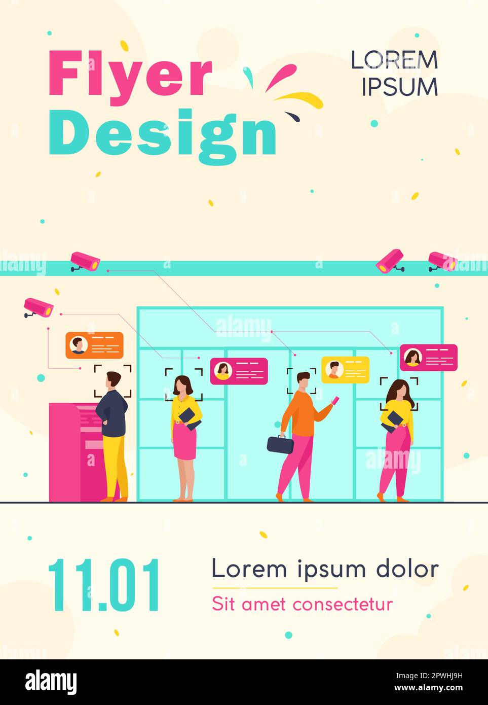 People standing queue in bank to withdrawing cash money Stock Vector ...