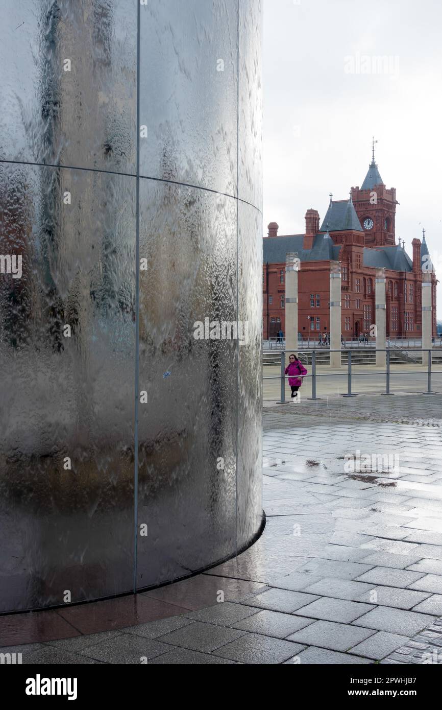 The Water Tower in Cardiff Stock Photo - Alamy