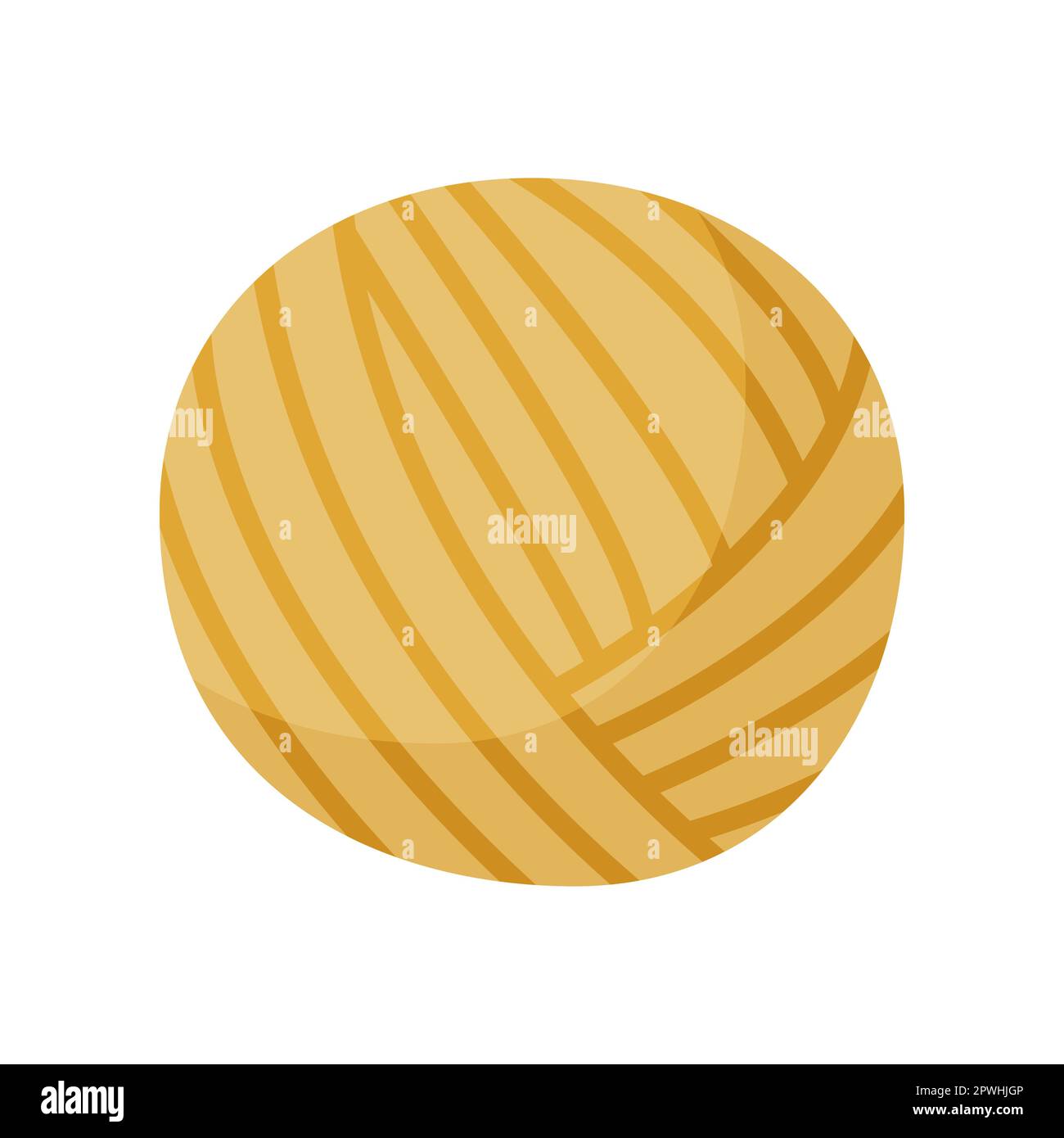Yellow yarn ball cartoon illustration Stock Vector Image & Art - Alamy
