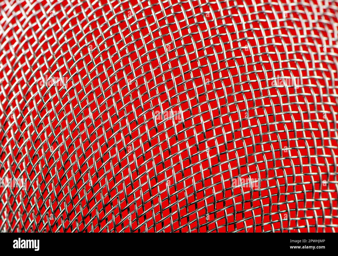 Abstract macro background of a sieve with selective focus Stock Photo ...