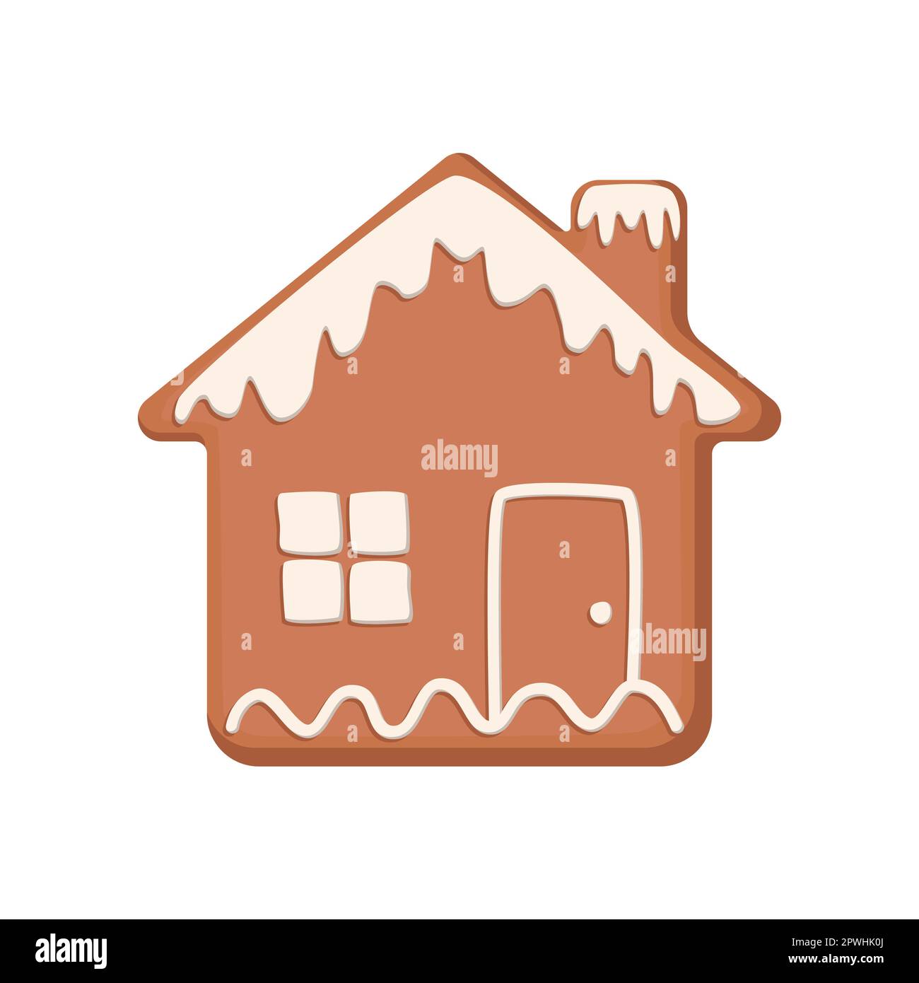 Gingerbread house cookie Stock Vector Image & Art - Alamy