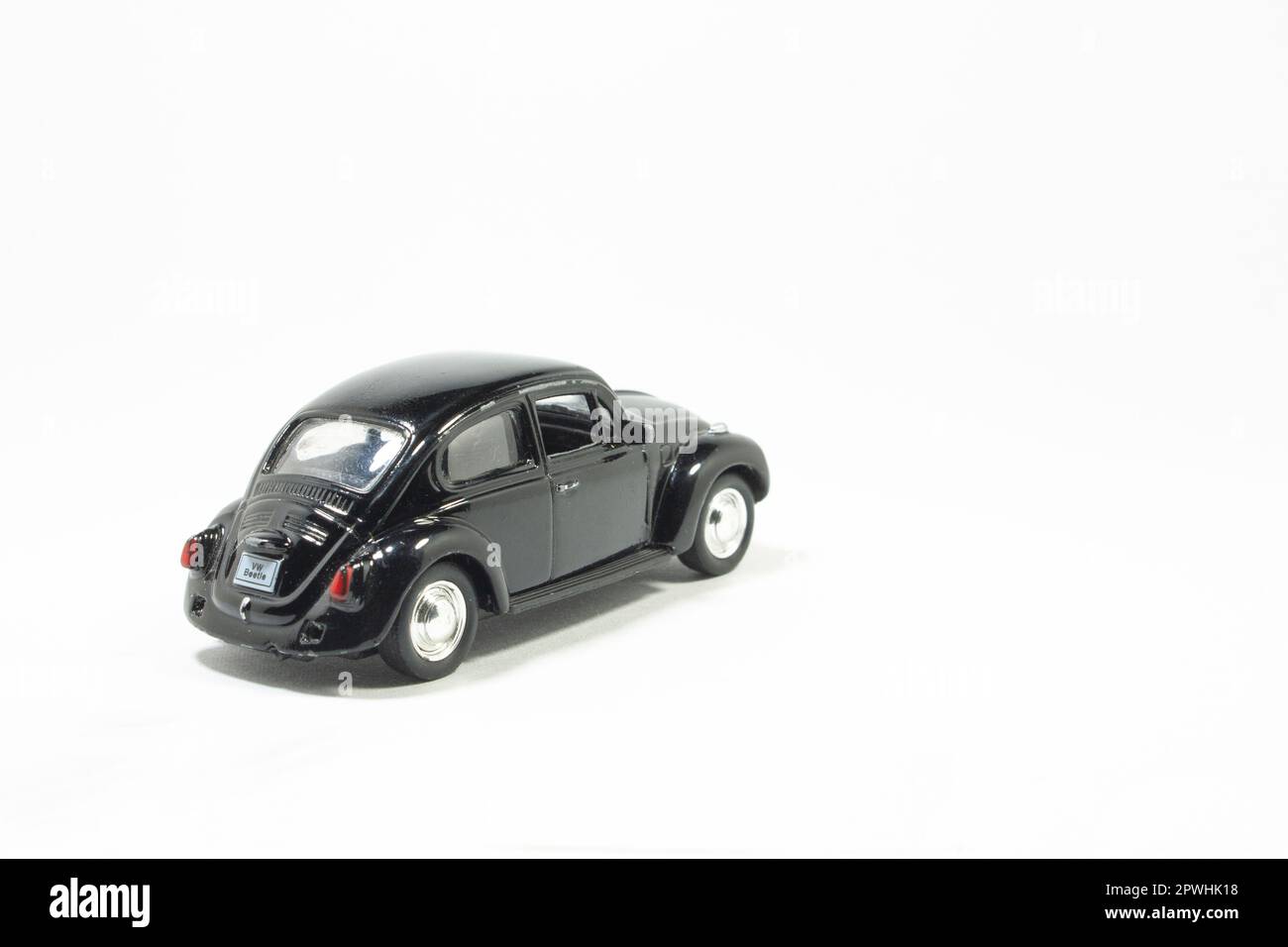 vw beetle toy on white background Stock Photo - Alamy