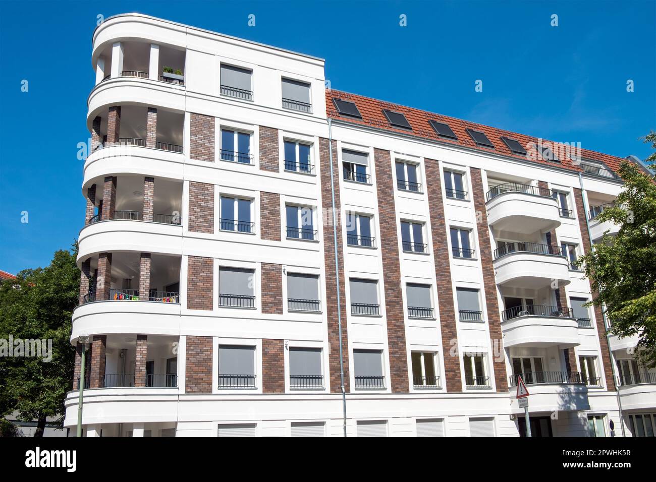Modern apartment block in Berlin, Germany Stock Photo - Alamy