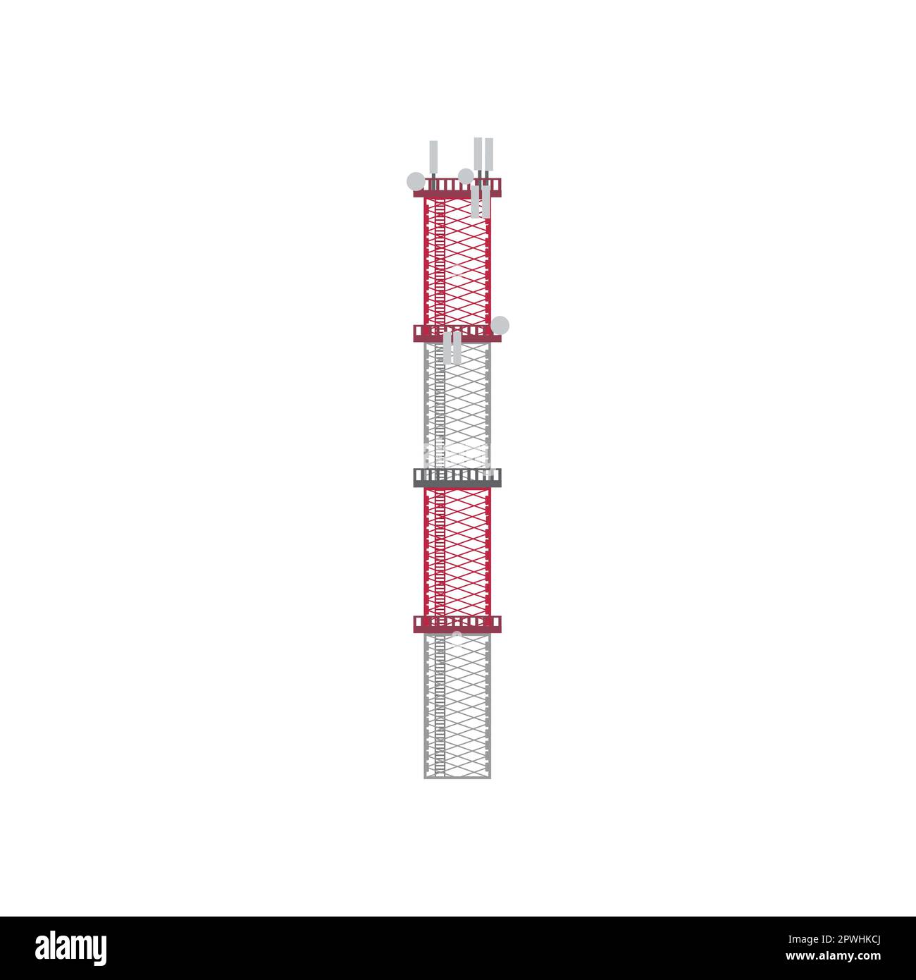 Antenna telecom Stock Vector Images - Alamy