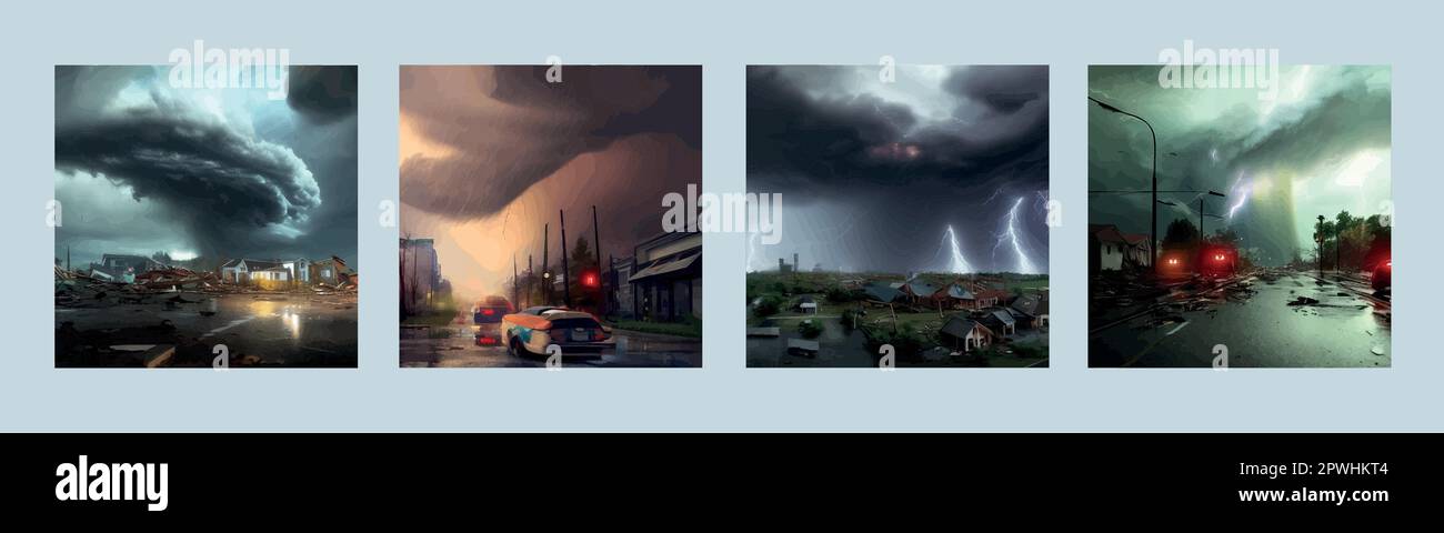 Cyclone wall Stock Vector Images - Alamy
