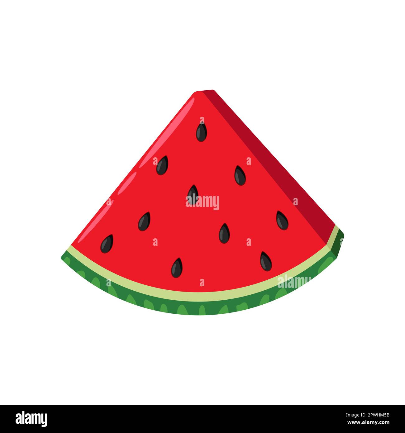 Watermelon vector illustration Stock Vector Image & Art - Alamy