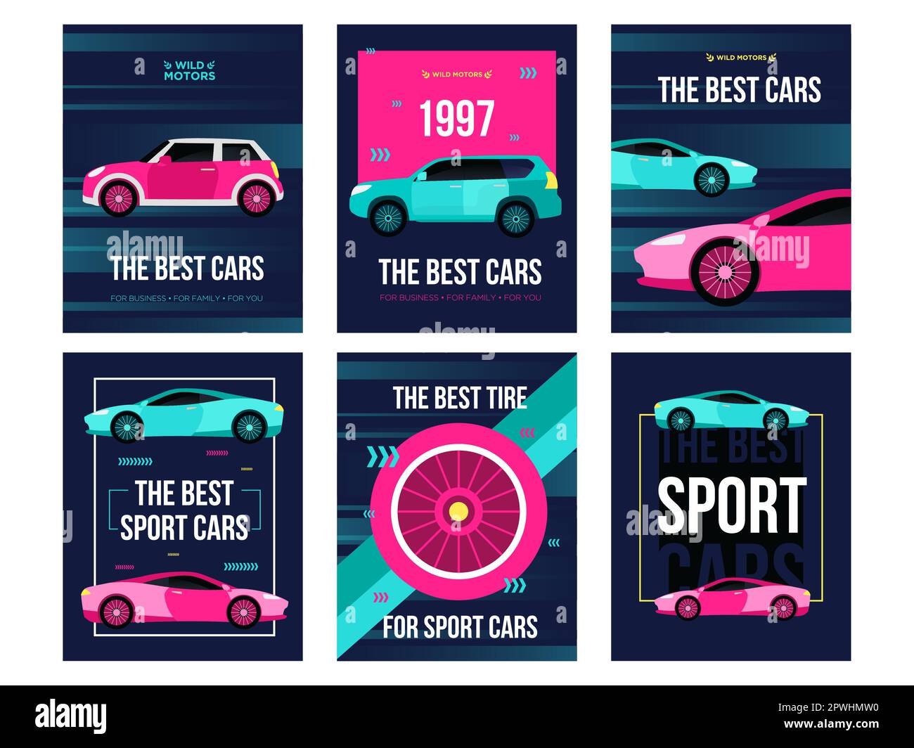 Salon cars Stock Vector Images - Alamy