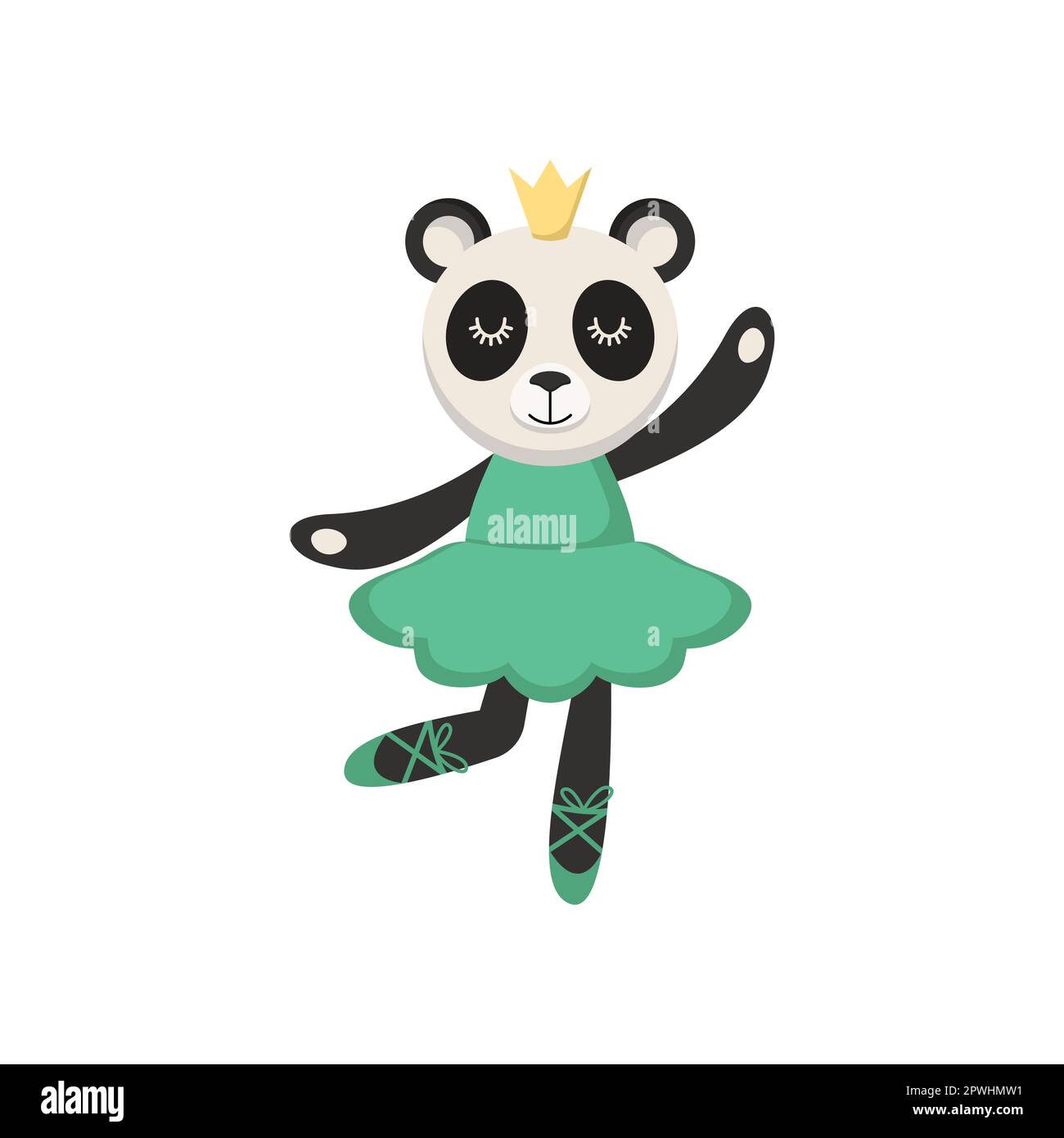 Panda dancer Stock Vector Images - Alamy