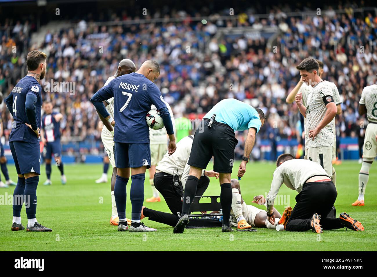 Injury referee football hi-res stock photography and images - Alamy